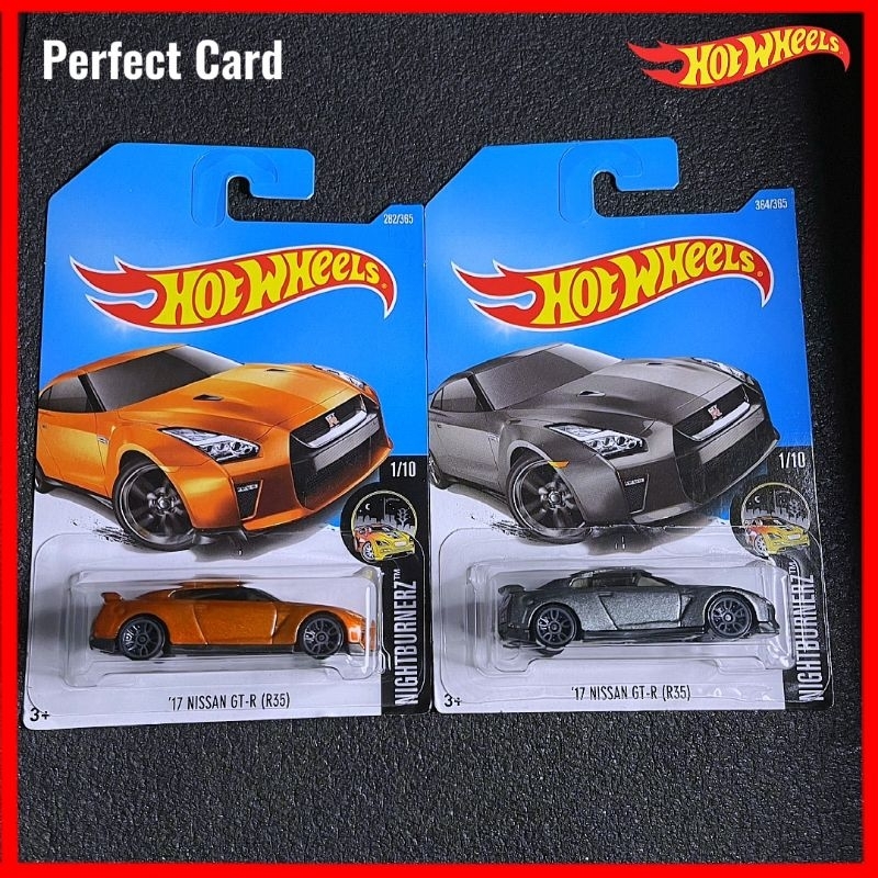Hot Wheels Nissan GTR R35 2017 Grey / Orange GTR R35 JDM Hotwheels R35 ...