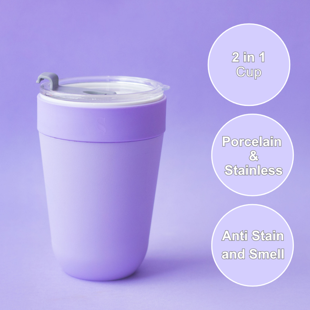 Swanz 450ml Nest Cup Purple + Handle + Pouch - 450ml - SY-201 | Shopee ...