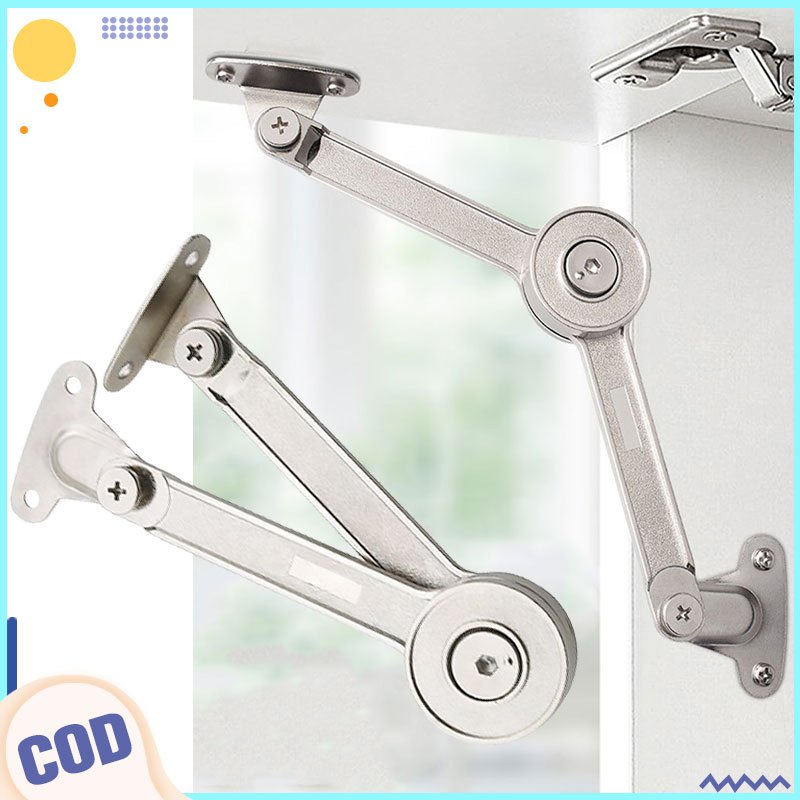 Lid Support Hinge Turn Up and Down Cabinet Door Lift Stay Support Hinge ...
