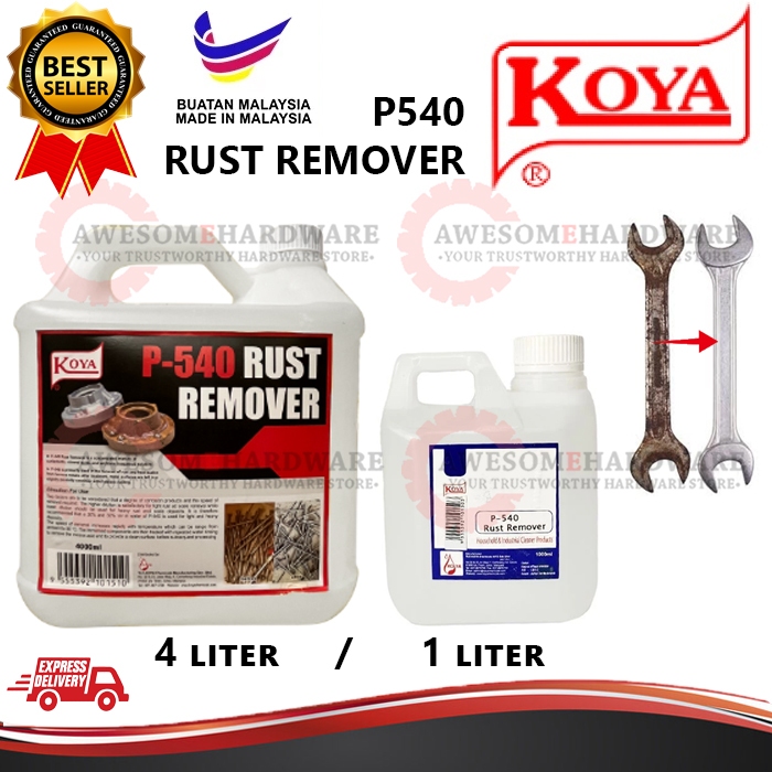 (4L) KOYA P540 RUST REMOVER ANTI RUST CHEMICAL BUANG KARAT P-540 ...