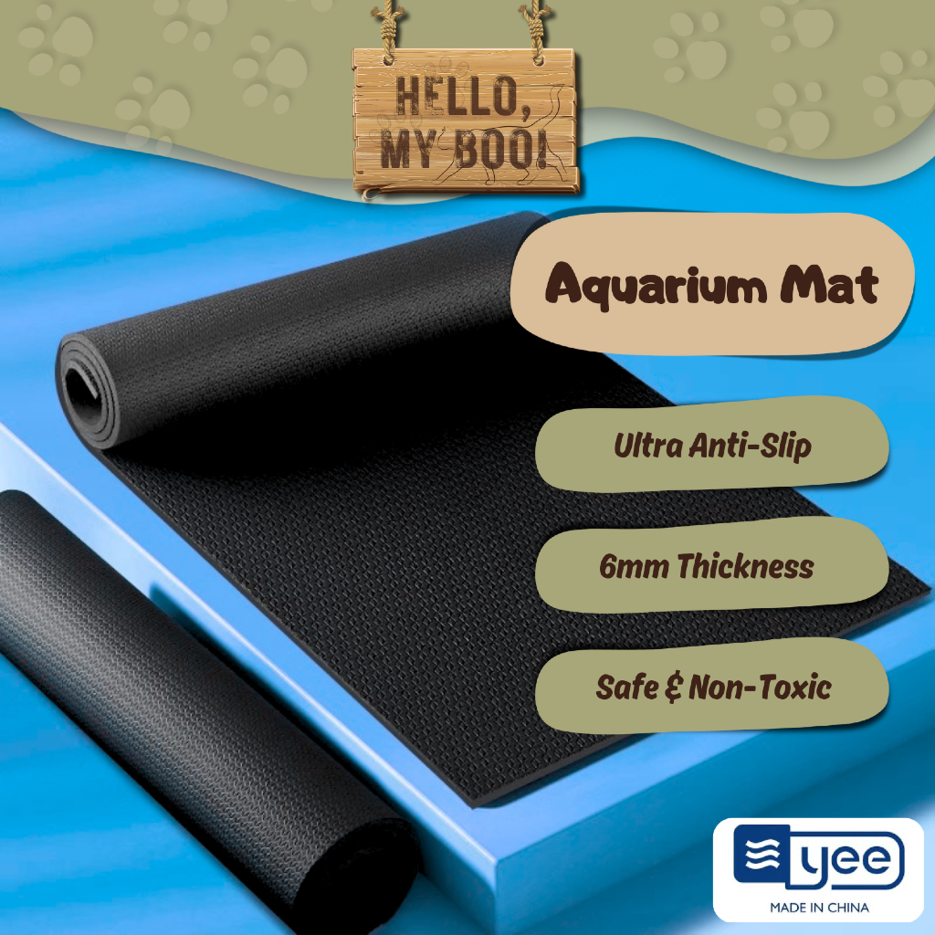 YEE Aquarium Mat 6mm EVA Anti-Slip Fish Tank Base Pad 鱼缸防滑垫 Alas ...