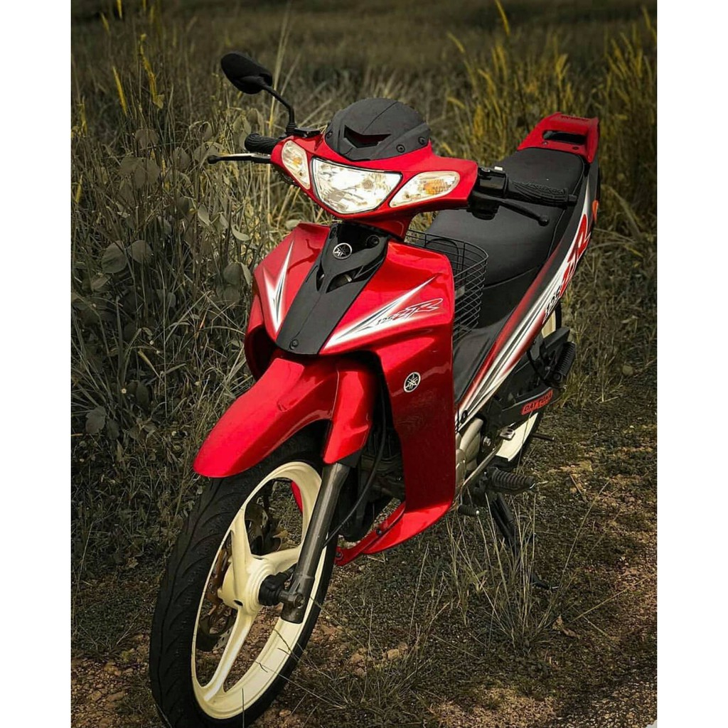 COVERSET ORIGINAL 125 Z/ZR MAROON HITAM HONG LEONG YAMAHA SIAP TAMPAL ...