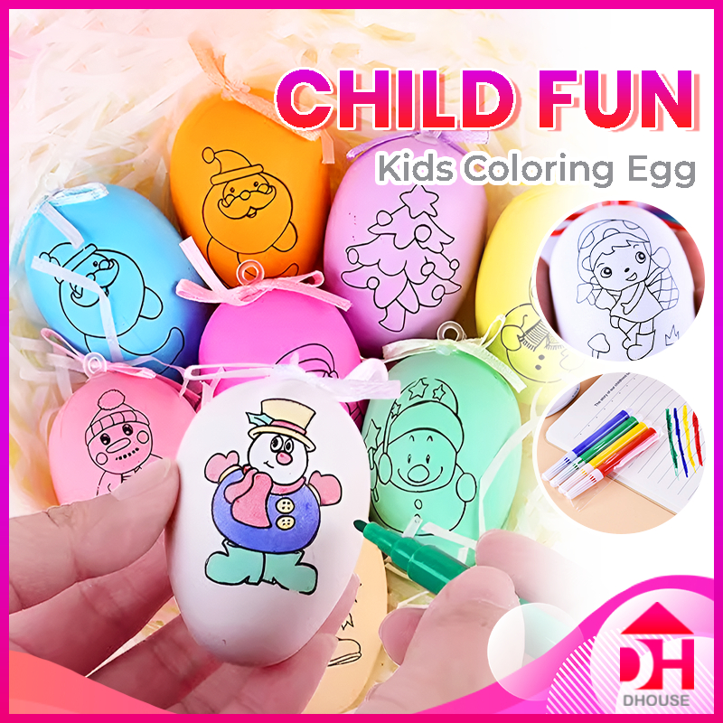 Coloring Egg Kids Children Art Craft Creative Handcraft Kindergarten ...