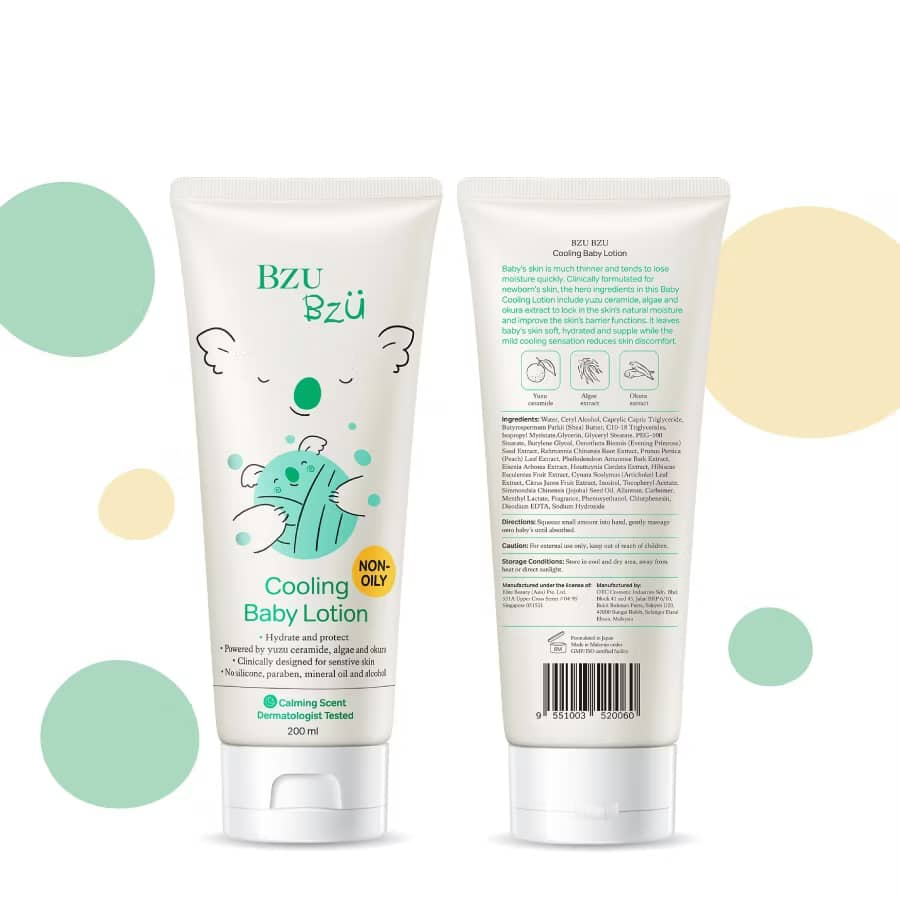 Bzu Bzu Cooling Baby Lotion 200ml | Shopee Malaysia