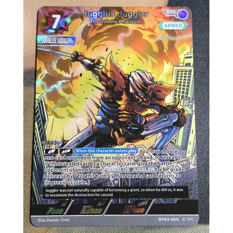 ULTRAMAN CARD GAME UCG BP03-069 Jugglus Juggler RRR | Shopee Malaysia