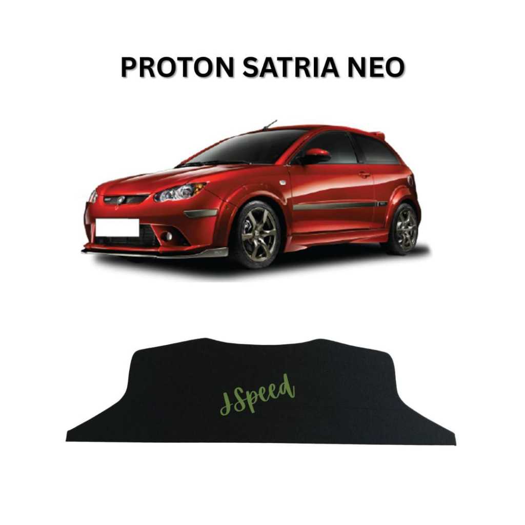 Proton Satria Neo rear speaker board with black carpet(Full Tutup ...