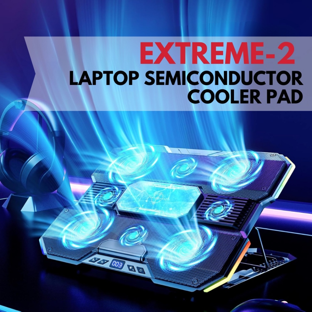 Laptop Semiconductor Cooling Pad Fan | Shopee Malaysia
