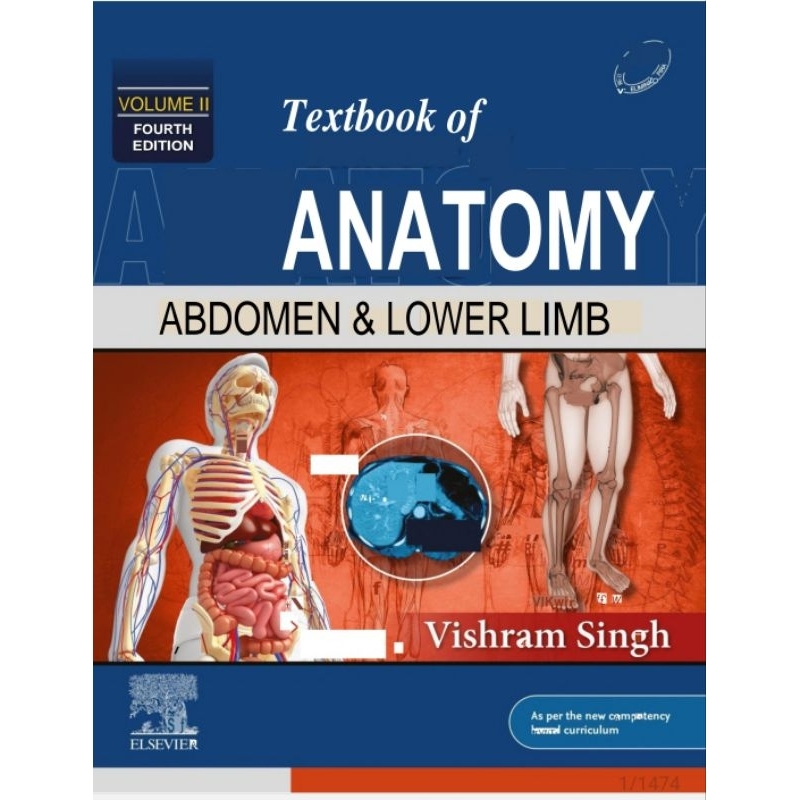 [3248] Textbook of Anatomy- Abdomen and Lower Limb,Volume 2 | Shopee ...