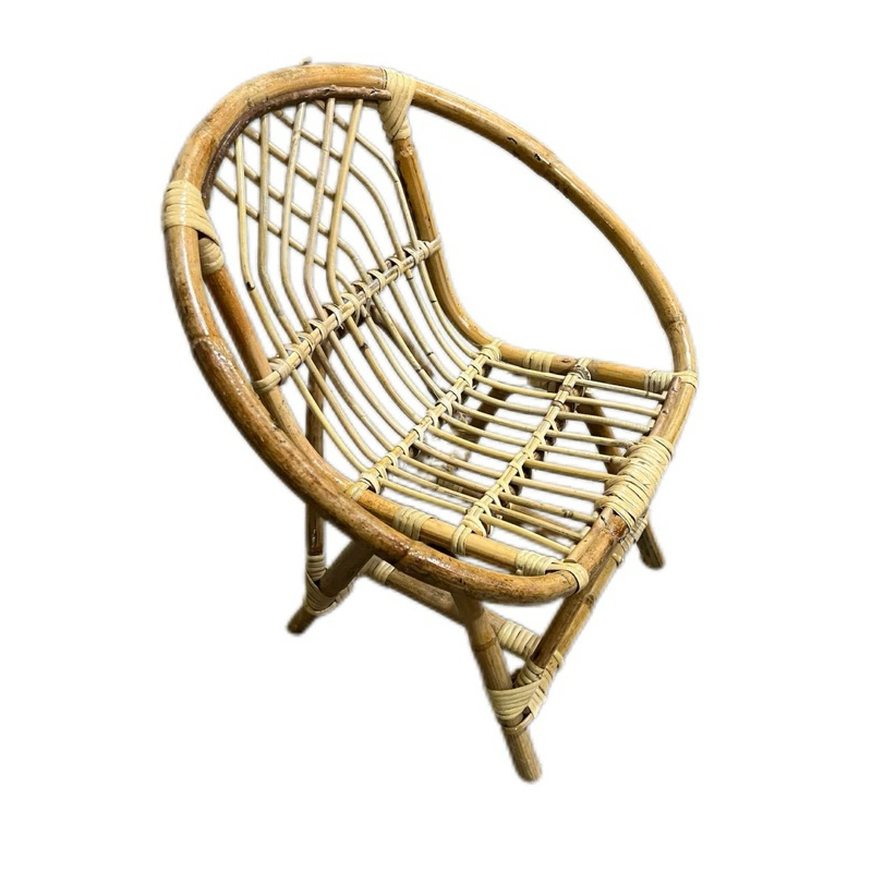 Kerusi Rotan Kecil / Bangku Rotan Budak / Kerusi Budak | Shopee Malaysia