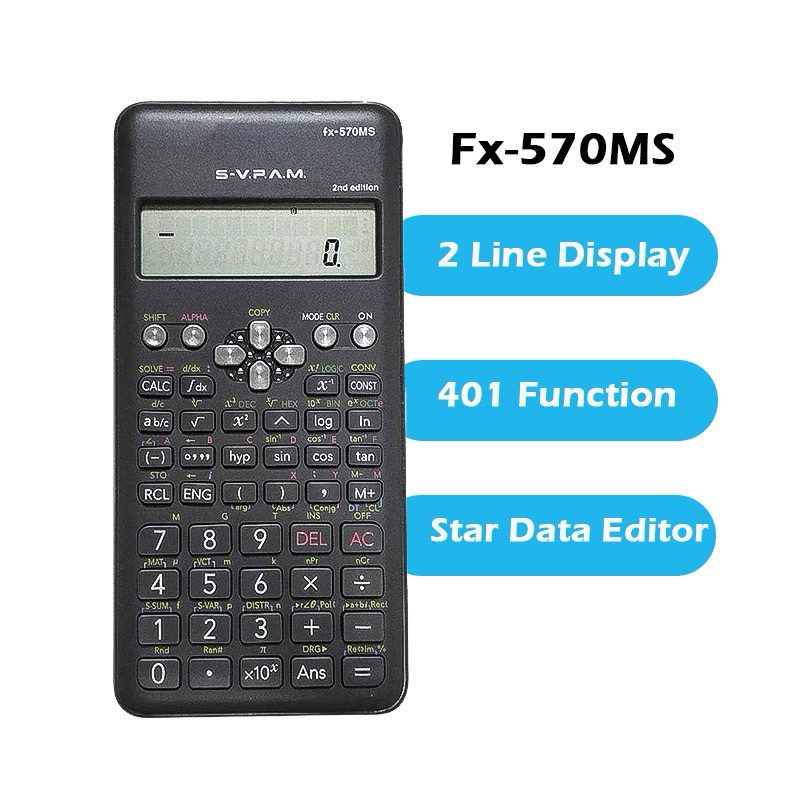 Kalkulator Saintifik 2nd Edition fx-570ms Scientific Calculator for ...