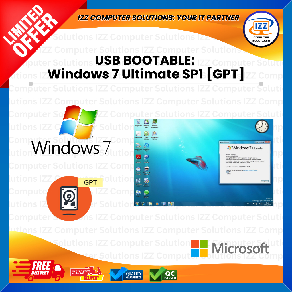 𝗨𝗦𝗕 𝗕𝗢𝗢𝗧𝗔𝗕𝗟𝗘: 𝗪𝗶𝗻𝗱𝗼𝘄𝘀 𝟳 𝗕𝗼𝗼𝘁𝗮𝗯𝗹𝗲 𝗳𝗼𝗿 𝗥𝗲𝗽𝗮𝗶𝗿𝗶𝗻𝗴 & 𝗙𝗼𝗿𝗺𝗮𝘁 𝗟𝗮𝗽𝘁𝗼𝗽 𝗣𝗖 [𝗚𝗣𝗧: 𝗨𝗘𝗙𝗜] | Shopee Malaysia