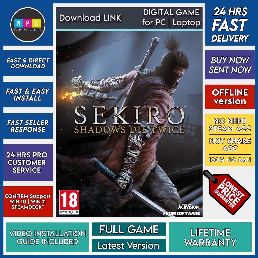 [PC Game] Sekiro Shadows Die Twice GOTY Edition (v1.06 + All DLCs) - Offline [Fast Digital ...