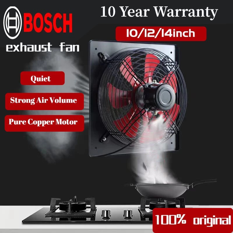 Bosch Original exhaust fan 10-14 inch wall mounted light industrial ...