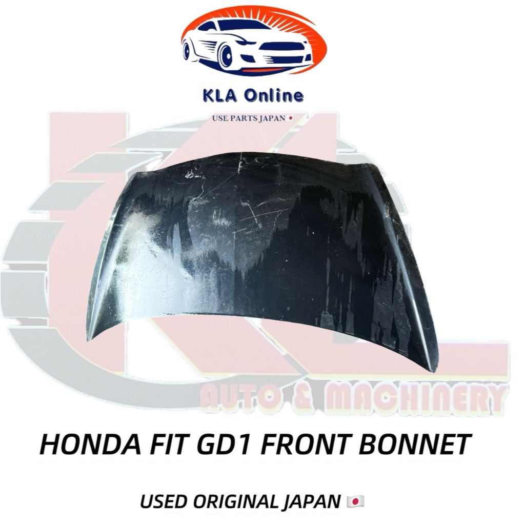 HONDA JAZZ FIT GD1 GD3 FRONT BONNET/BONET DEPAN/PENUTUP ENGINE(USED ...