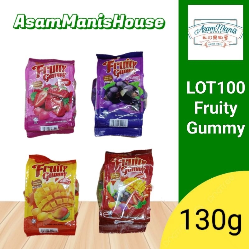 Lot 100 Assorted Flavor Gummy 130g | Shopee Malaysia