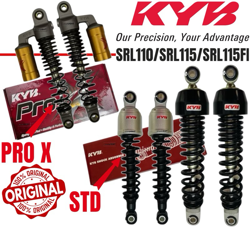 KYB PRO X SRL110/ LAGENDA 110/ SRL115/ SRL115 FI/ LAGENDA 115 FI/ Y110 ...