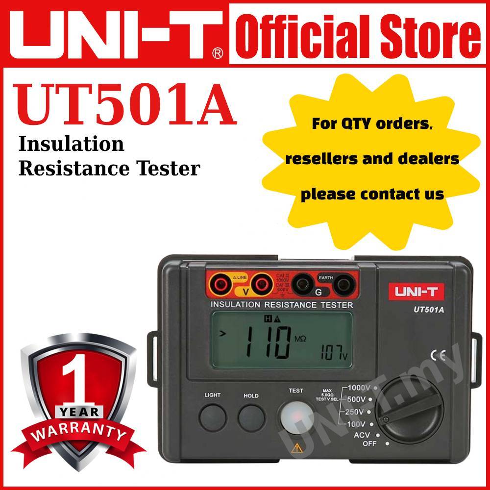 UNI-T UT501A Insulation Resistance Tester | Shopee Malaysia