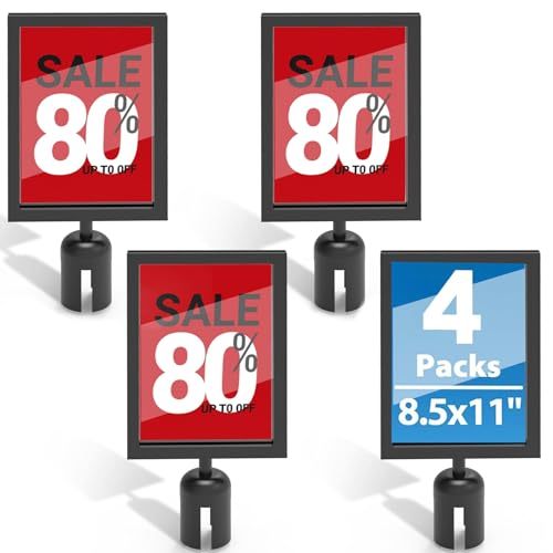 A4 Queue Pole Stand Display Board / Protocol Pole Signboard / Hotel ...