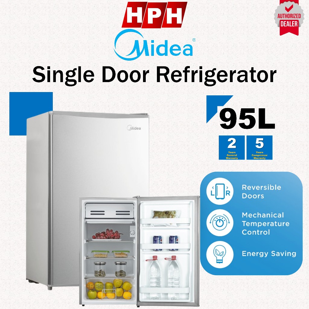 Midea 95L Single Door Fridge / 50L Mini Bar Refrigerator Fridge ...