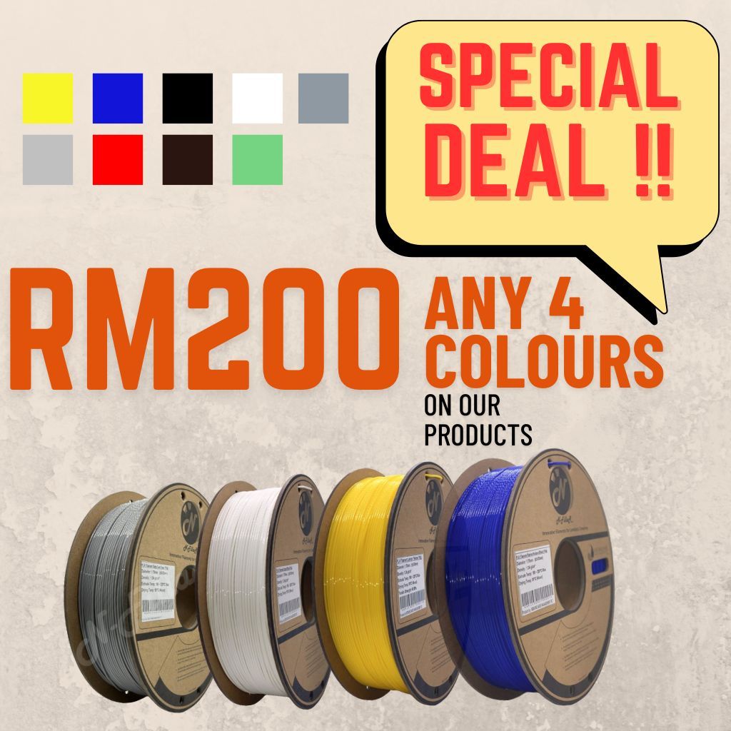 SPECIAL DEAL! N-Fillar High Quality 3D Printing PLA Filament 1kg(1.75mm ...