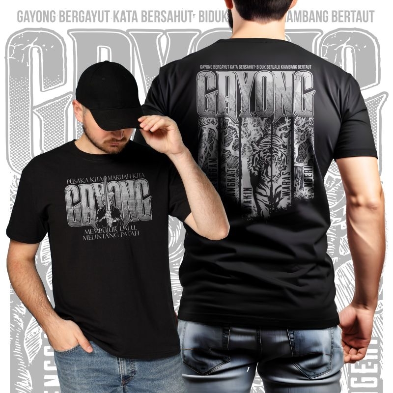 tshirt GAYONG membujur lalu melintang patah pos bermula 9mei2025 ...