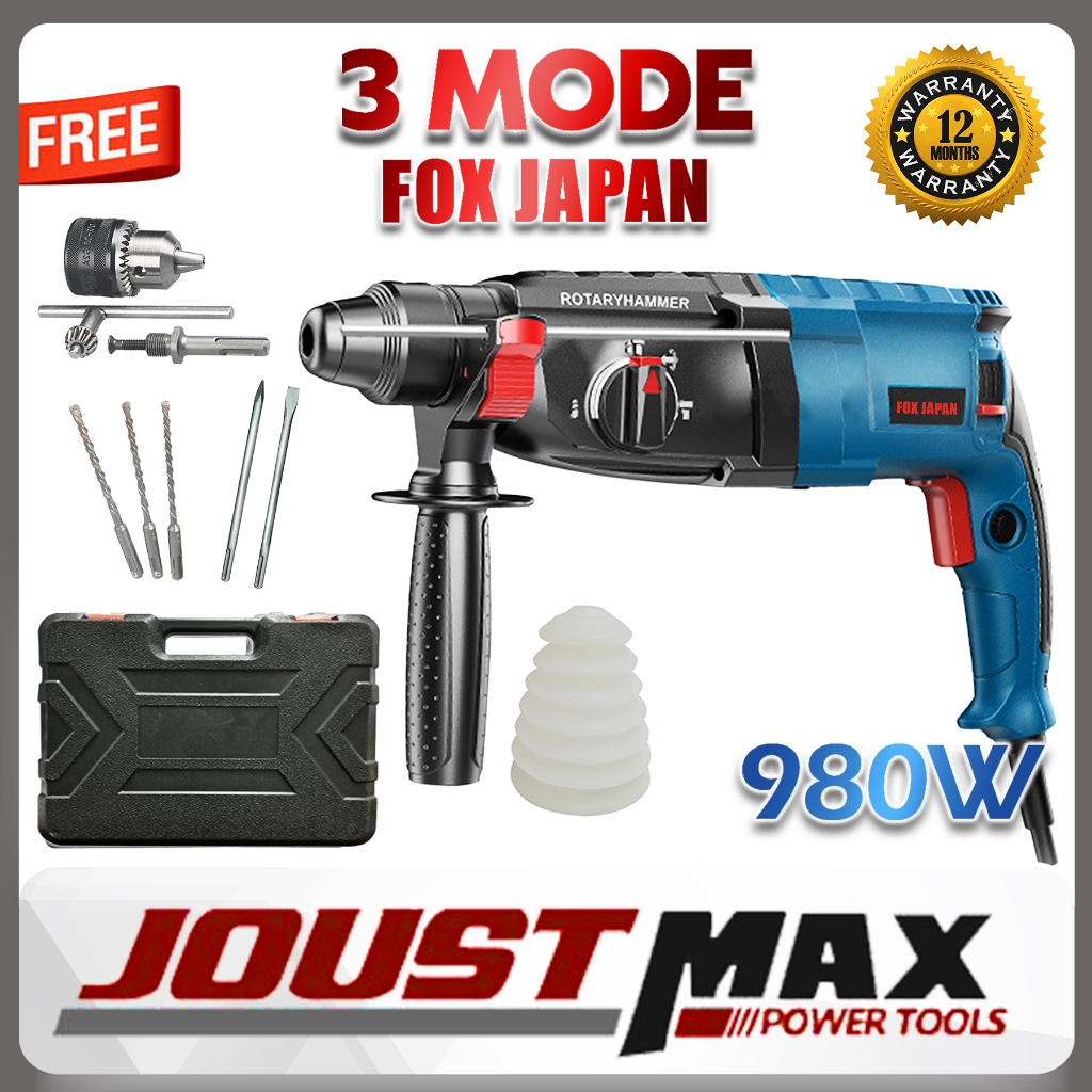 Ladderman GBH 2-26 Drill Rotary Hammer Drill 3 Mode With Handle 1000W ...