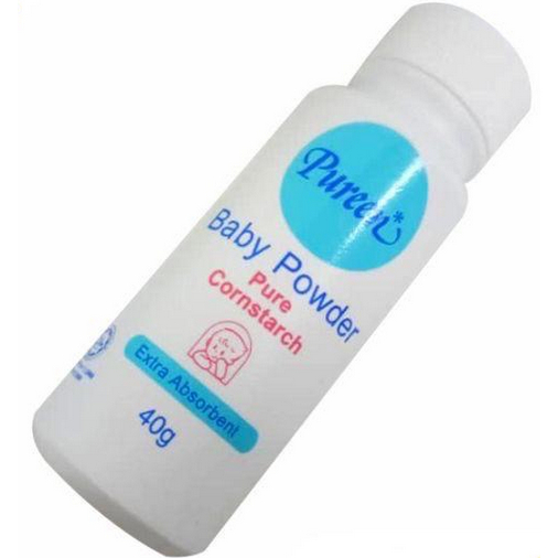 Pureen Baby Powder Pure Cornstarch 40g (Exp 07/02/2) | Shopee Malaysia