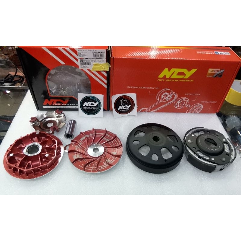 READY STOCK ️ (ORIGINAL NCY RACING CVT FULL SET PULLEY KIT /CLUTCH BELL ...