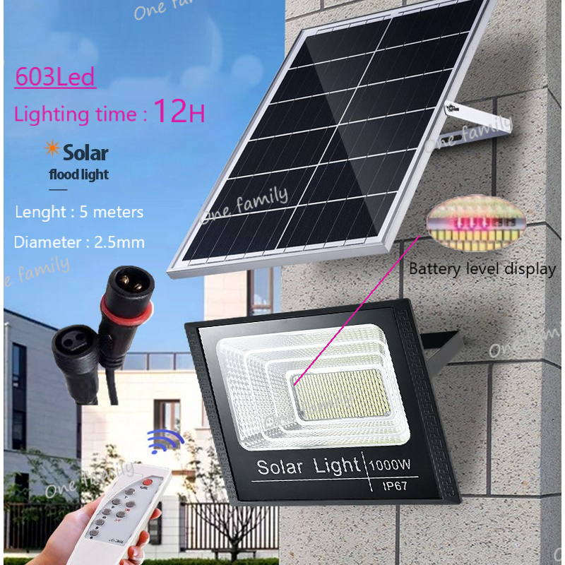 Solar Spotlight 800W~1500W Flood Light Remote | Shopee Malaysia