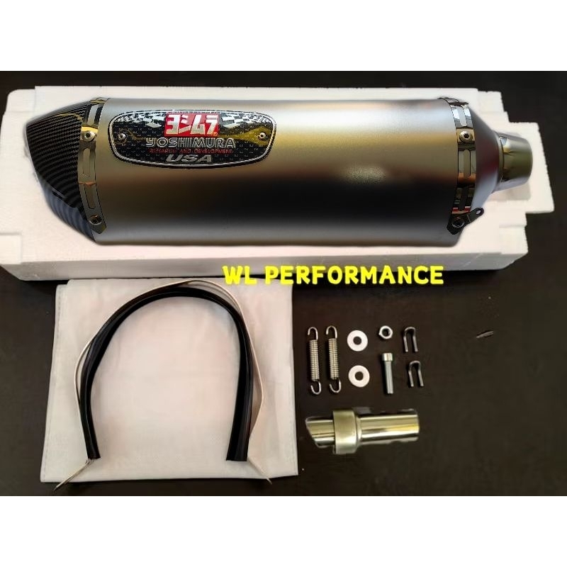 Motorcycle R77 Exhaust Yoshimura Muffler 51mm Universal | Shopee Malaysia