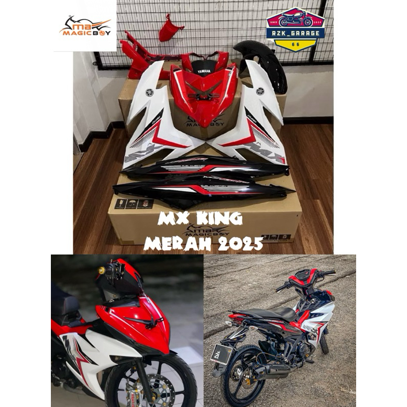 COVERSET Y15 V1 V2 MAGIC BOY MX KING MERAH 2025 INDONESIA ORIGINAL ...