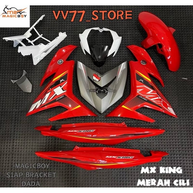 COVERSET Y15 V1 V2 MAGIC BOY MX KING MERAH CILI INDONESIA ORIGINAL MAGICBOY MX KING MERAH PUTIH ...