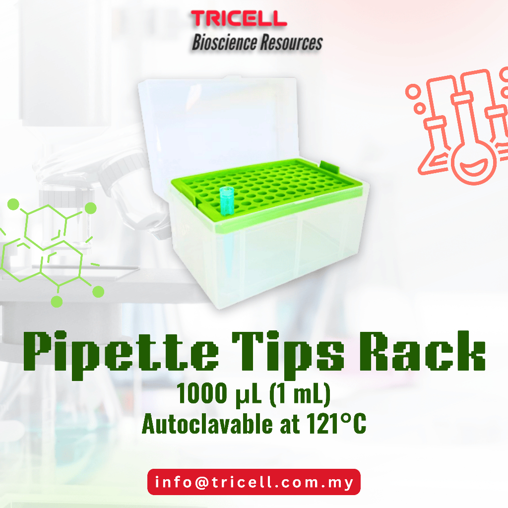 PIPETTE TIPS BOX / RACK, UNIVERSAL, GREEN / BLUE / RED, 1000uL / 200uL ...