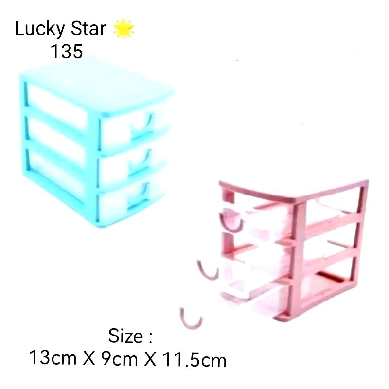 Storage Box. Mini 3 Layer Storage Drawer 13cm X 9cm X 11.5cm ( Ready ...