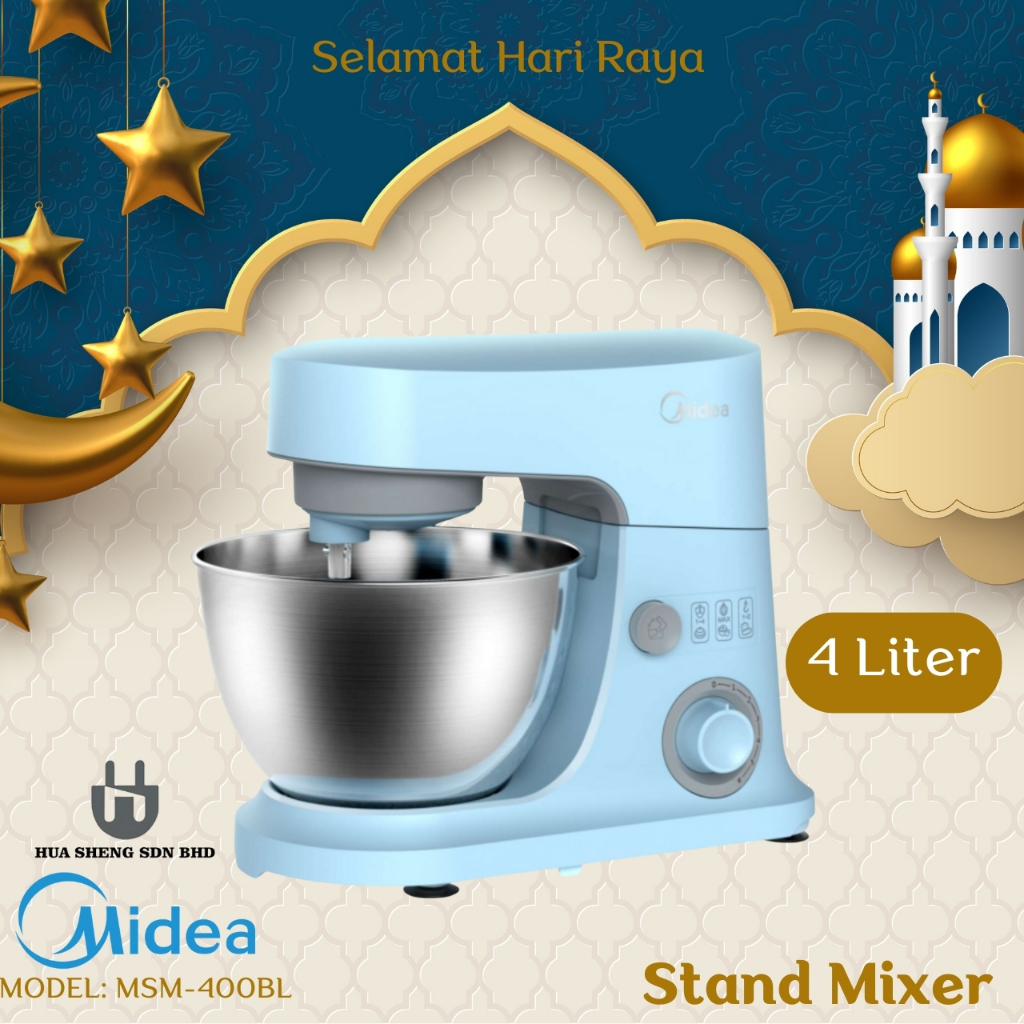 Midea Stand Mixer (4L/600W) MSM-400BL | Shopee Malaysia
