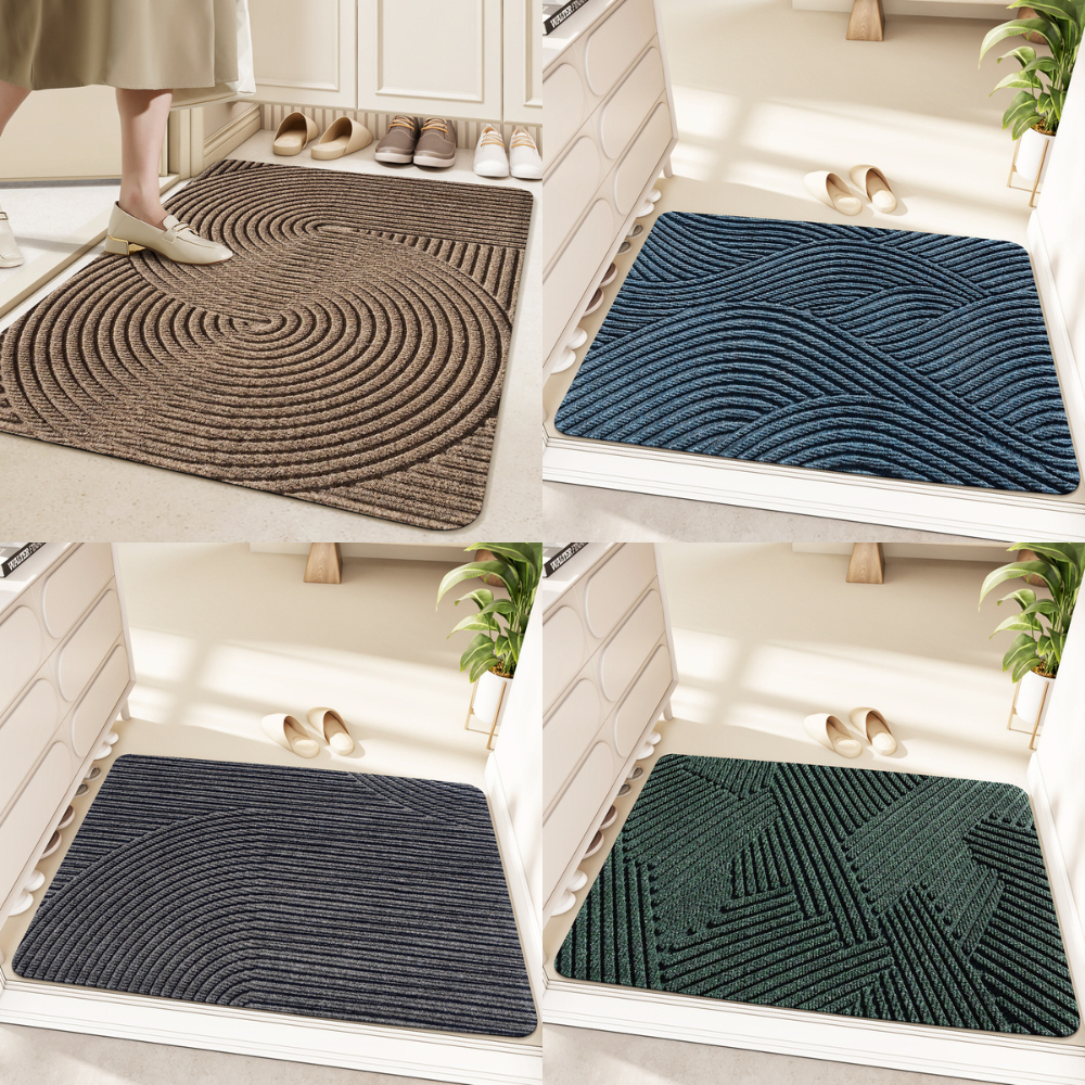 Nordic Style Entrance Door Mat 45cm*75cm 60cm*90cm PVC Floor Mat Coil ...