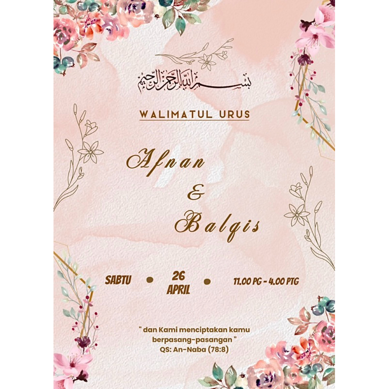 KAD KAHWIN/TUNANG DIGITAL | Shopee Malaysia