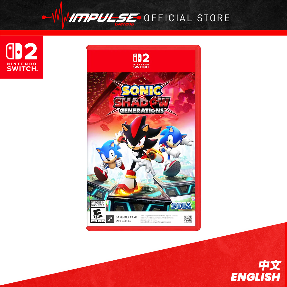 NSW2 Nintendo Switch 2 Sonic x Shadow Generations Chi/Eng Version 索尼克× ...
