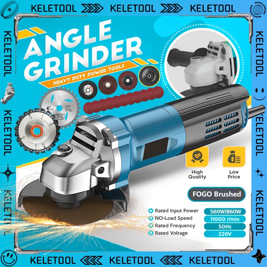 Angle Grinder Machine Electric Grinder Wood Grinder 860w 220v ...