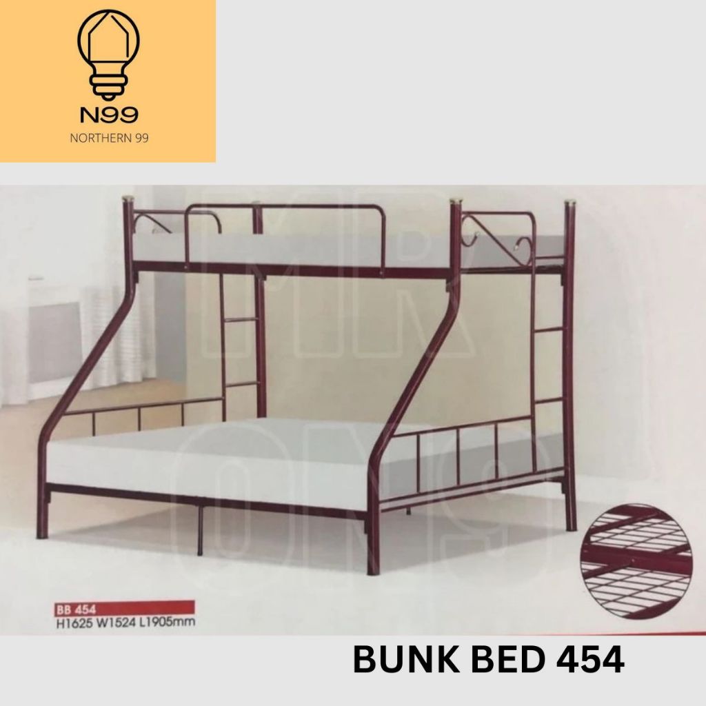 🔥 Besi Tebal 🔥Double Decker Steel Bed Frame Heavy Duty Steel Besi Bunk ...