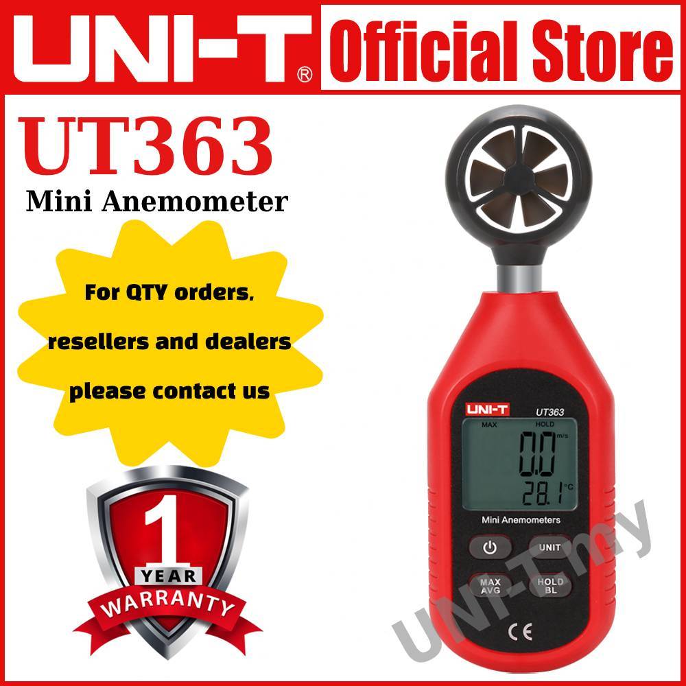 UNI-T UT363 Mini Anemometer (Wind Speed & Temperature) | Shopee Malaysia