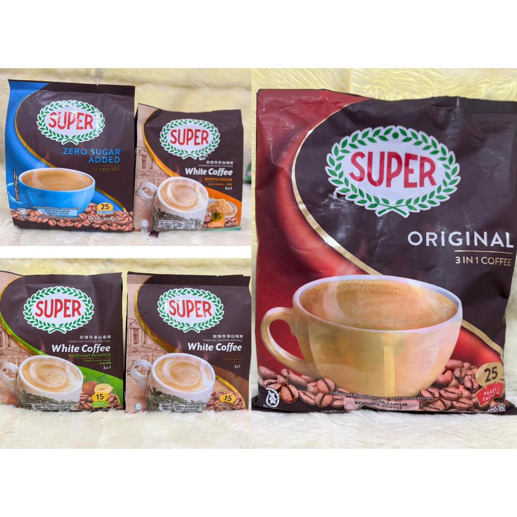 Super White Coffee (Classic/Original/Brown Sugar/Hazelnut/Zero Sugar ...