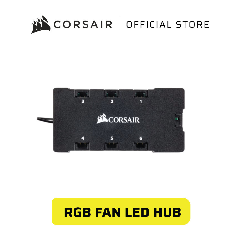 CORSAIR RGB Fan LED Hub 6 Ports (CO-8950020) iCUE | Shopee Malaysia