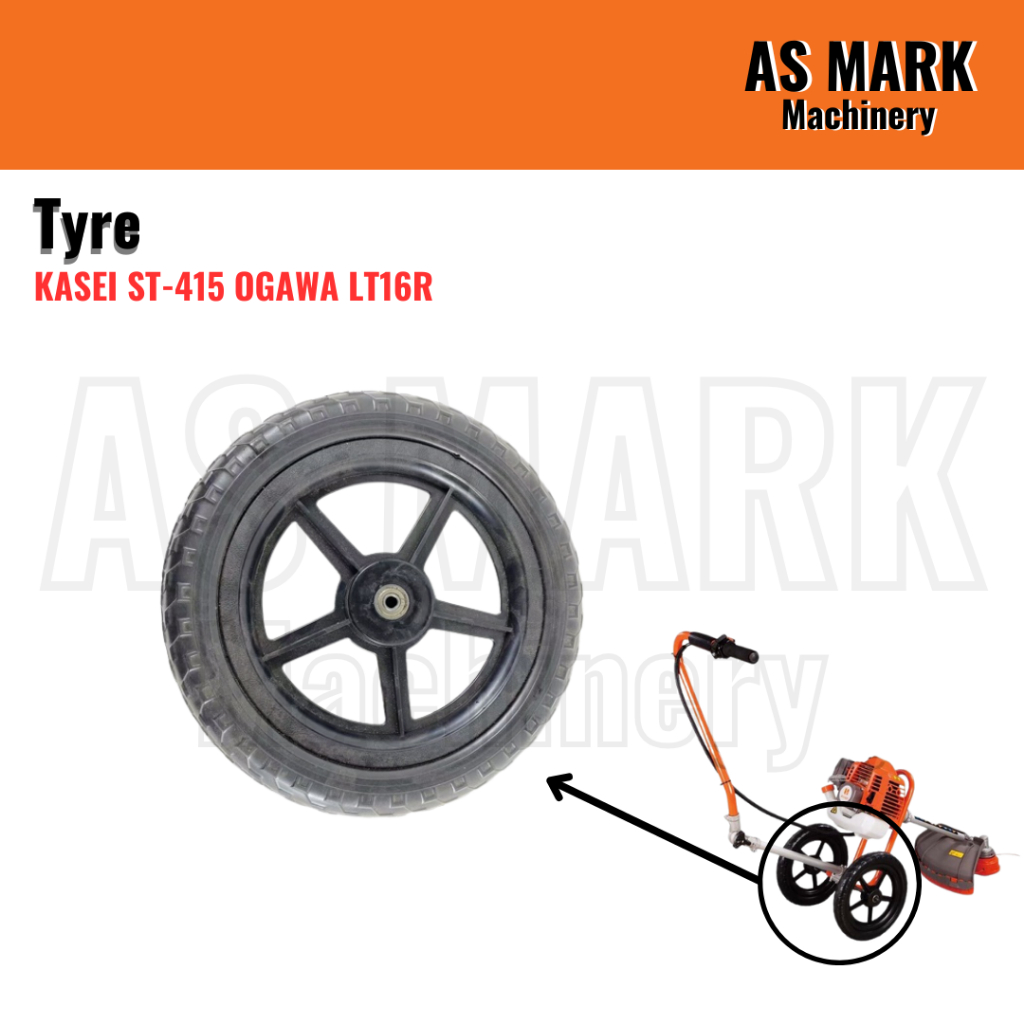 Tyre for KASEI ST-415 OGAWA LT16R Grass Trimmer Lawn Mower Tayar Mesin Rumput Tolak Brush Cutter ...