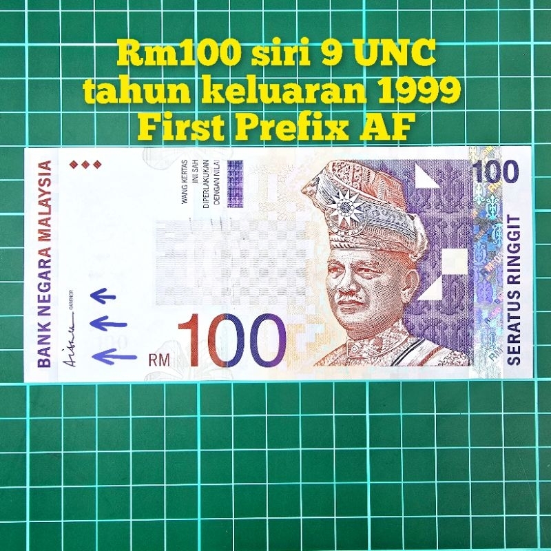 (A329) rm100 siri 9 duit kertas lama duit syiling lama barang antik ...
