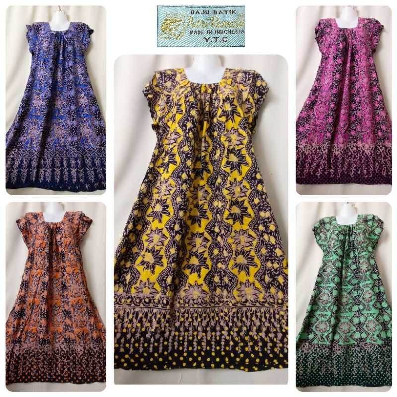 PT (Size 2XL) (Putri remaja Y.T.C) Baju Tidur Batik / Batik Night Dress ...