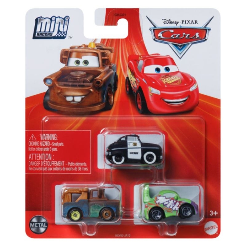 Disney Pixar Cars Mini Racers 3 pack | Shopee Malaysia
