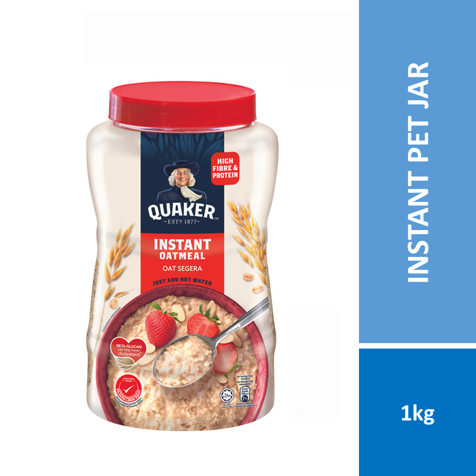 QUAKER INSTANT PET JAR 1KG | Shopee Malaysia