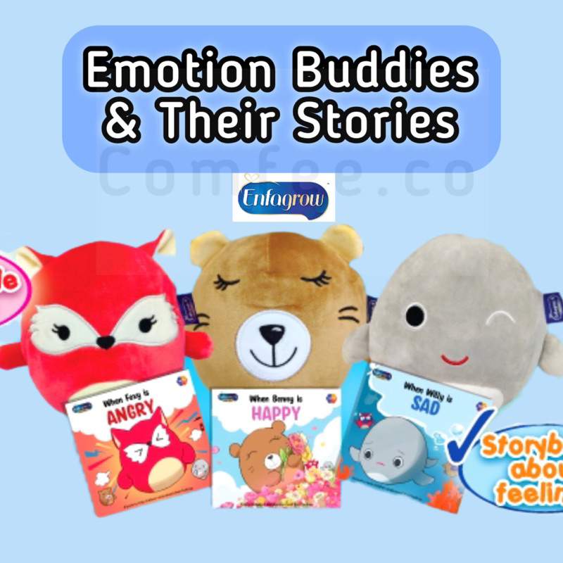 Enfagrow Emotion Buddies Plush Toy & Their Stories Book | Shopee Malaysia