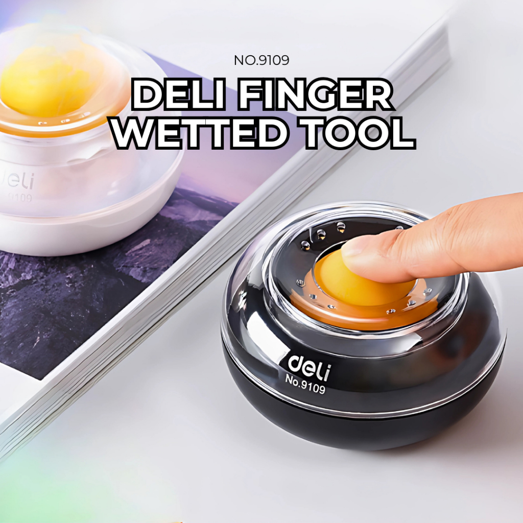 No.9109 DELI Finger Wetted Tool | Shopee Malaysia